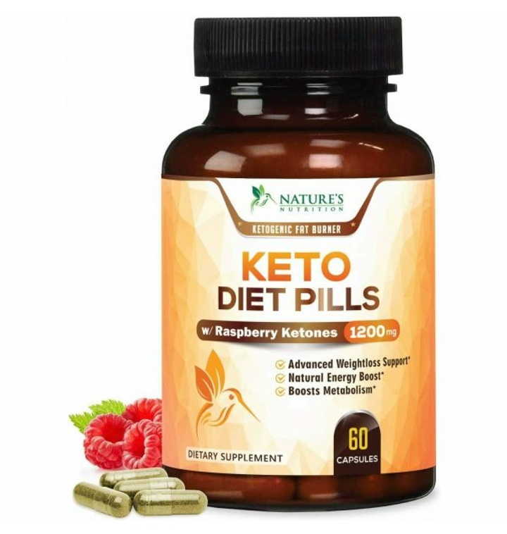 Keto Diet Pills 1200mg Ultra Ketogenic Supplement For Weight Loss And