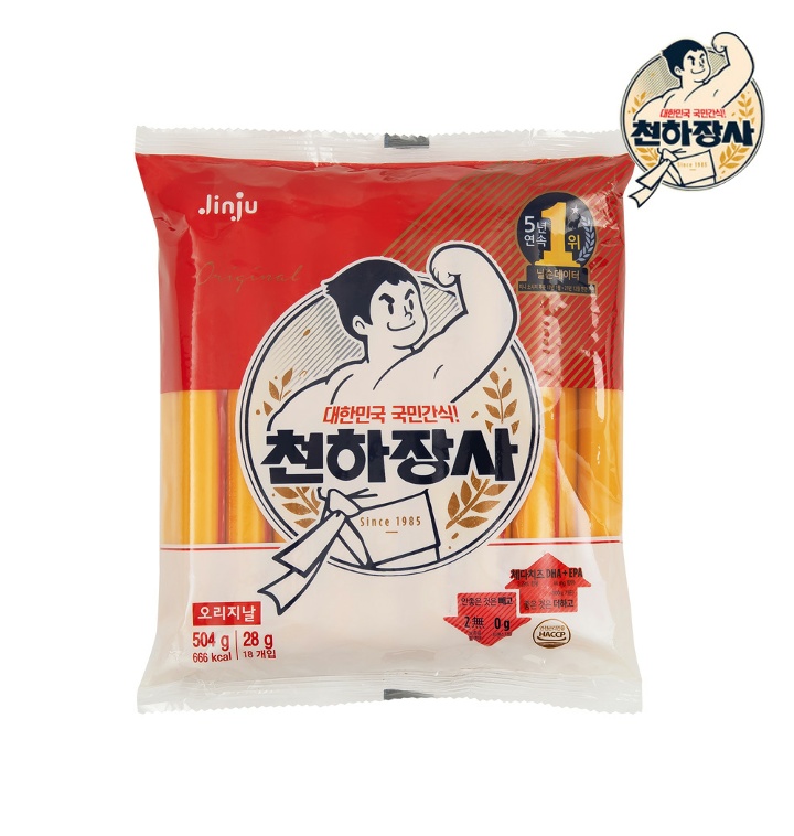 진주햄 천하장사 소세지 오리지날 504g 28gx18입 티몬