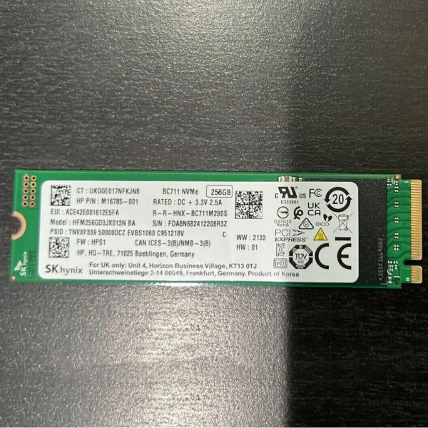 Sk Hynix Bc Gb M Pcie Nvme Ssd Hfm Gd Jx N Ba