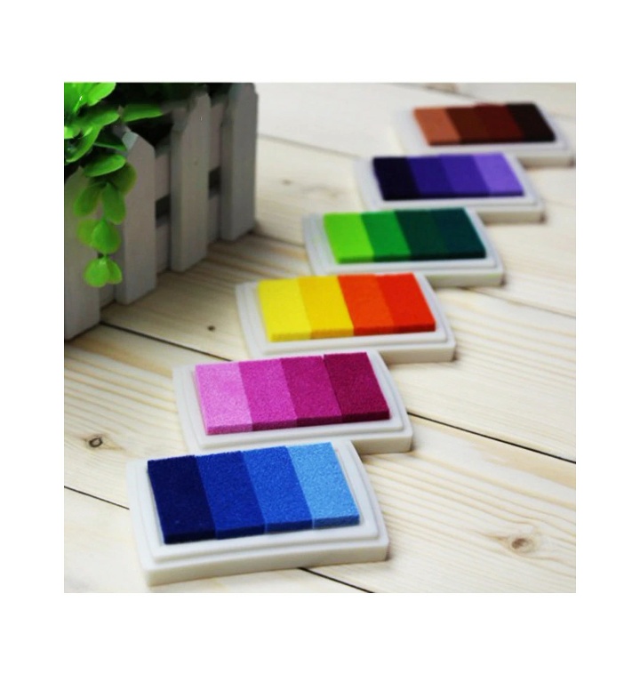 잉크패드 스탬프 패드 문구 핑거프린트 6color 티몬