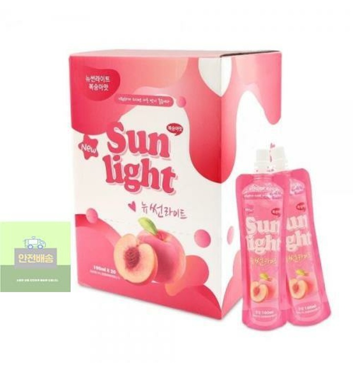 마시는 얼려먹는젤리 100ml 뉴 복숭아맛 20개 간식 젤리 1통 썬라이트 X 티몬