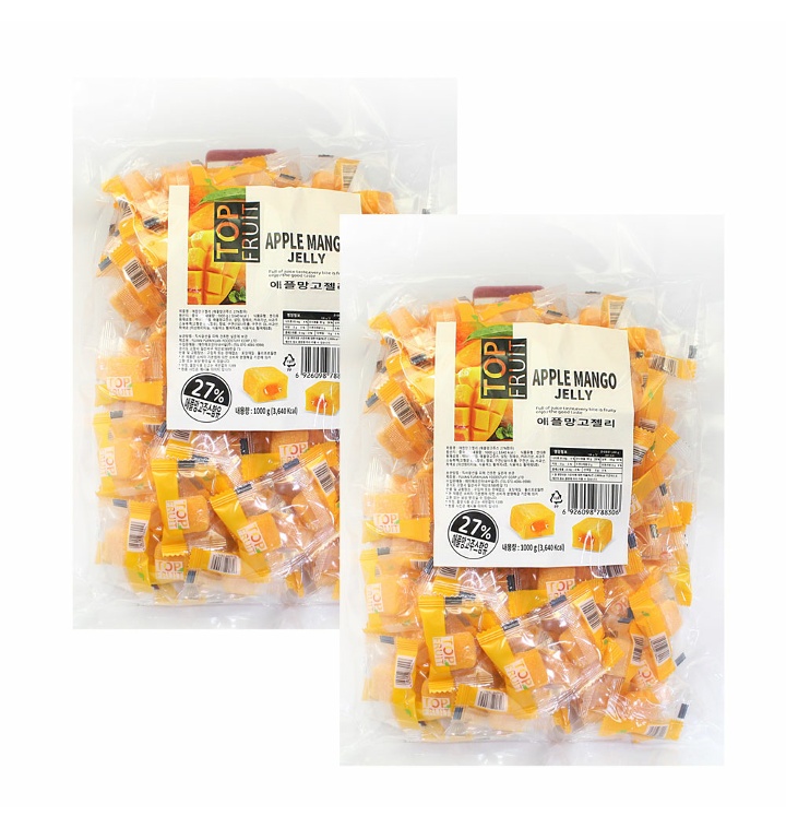 개별포장 과즙 애플망고 젤리 1kg 1kg 대용량 티몬
