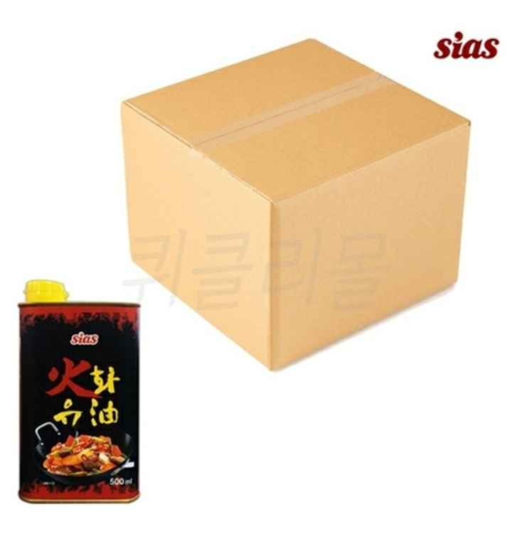 시아스 화유 불맛기름 500ml X 12개 1box 업소용 식당용 대용량 티몬