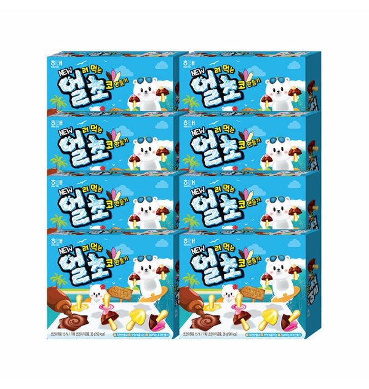 얼초 얼려먹는 초코만들기 8팩 아이과자 간식 만들기 과자 스낵 티몬