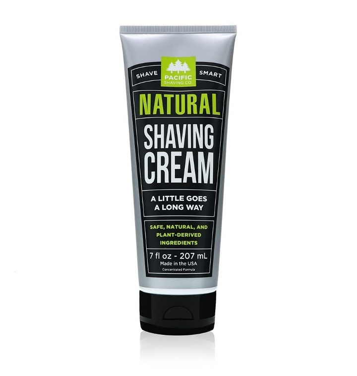 Pacific Shaving Company 천연 면도 크림 시어 버터 비타민 E 수분 민감한 피부용 부드 티몬