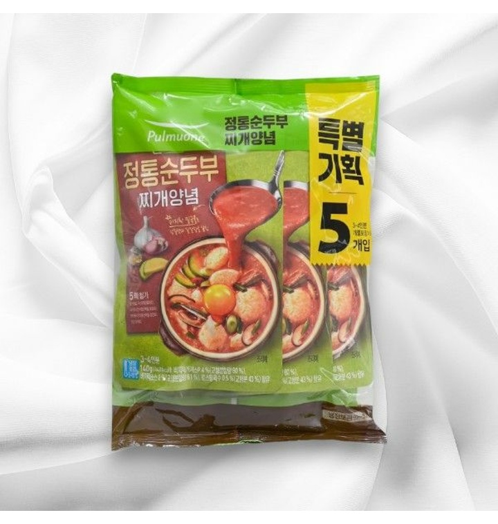 풀무원 순두부찌개양념 140g X 5입 2세트 티몬