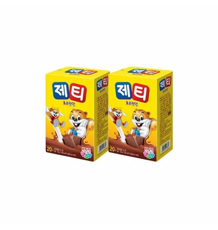 제티 초코 초코렛맛 40t 20tx2개 티몬