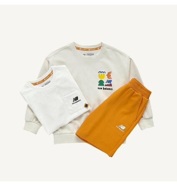 뉴발란스키즈트레이닝세트 Pqc Nk9yd2352u 64 키즈 Picnic 3pcs 반바지 세트 티몬