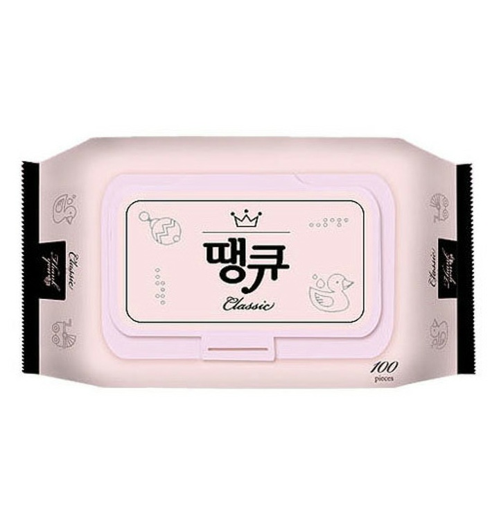 땡큐 클래식 물티슈 캡형 100매 20팩 대용량 티몬