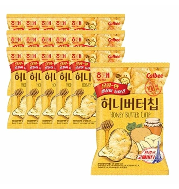 해태 허니버터칩 60g 16개 1box 사무실 간식 과자 W6c4f0f 티몬