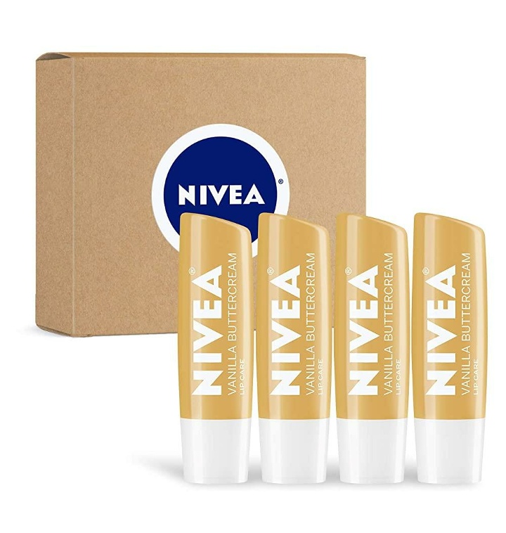 Nivea 바닐라 버터크림 립 케어 부드러운 입술을 위한 올데이 모이스처라이징 립밤 4 8g 0 15온스 티몬